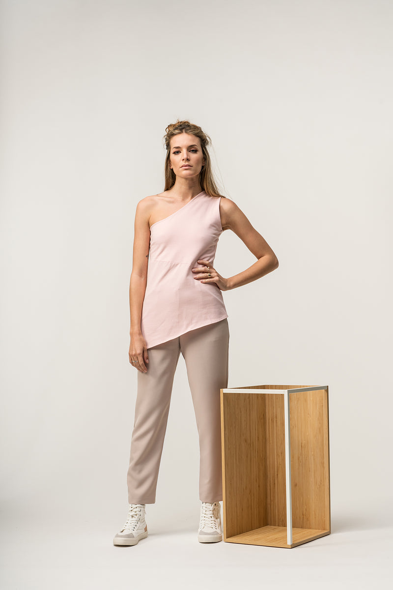 BAM by Ana Menezes® - Asymmetrical Top Light Pink | BOW SS'19